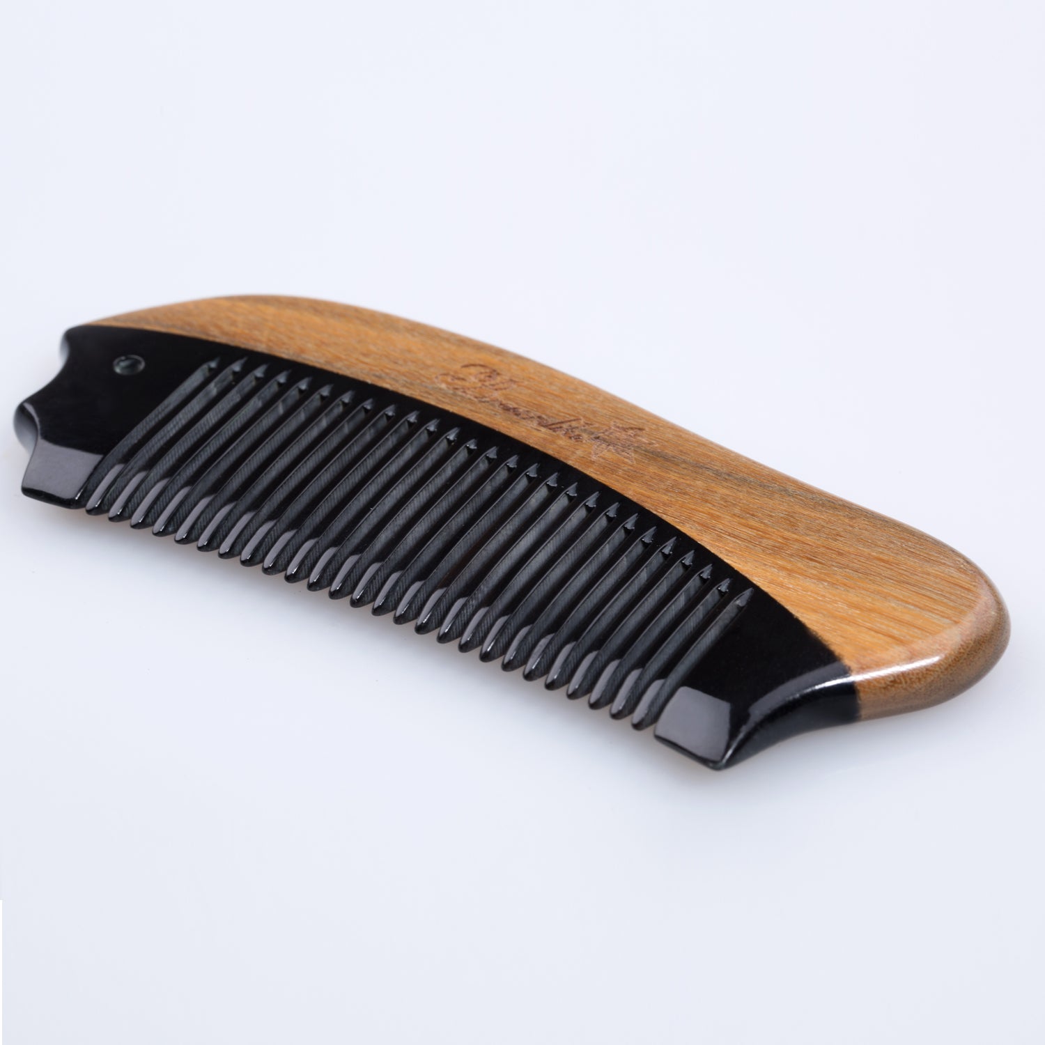 Breezelike Fine Tooth Hair Comb for Women - Natural Sandalwood and ...