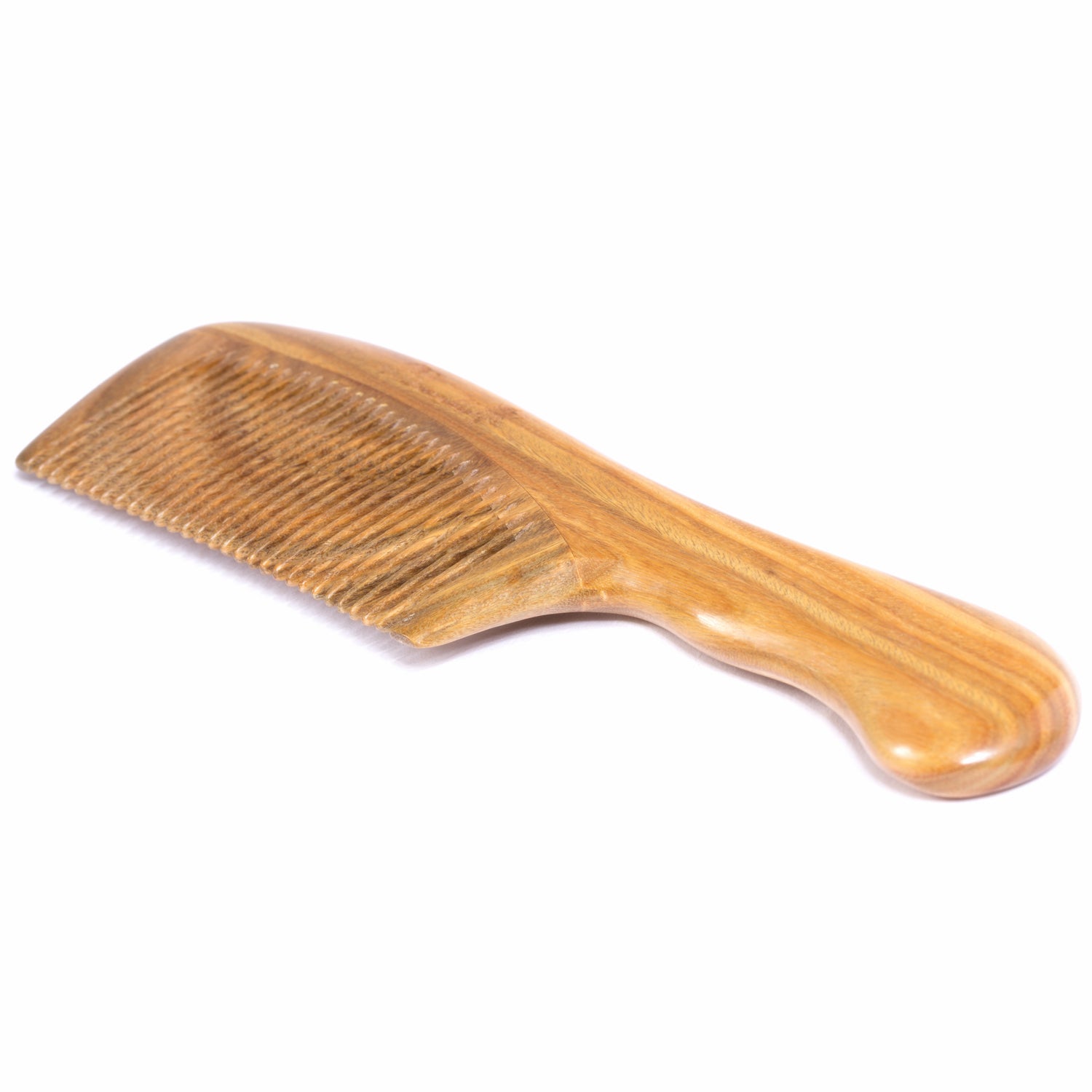 Breezelike Green Sandalwood Comb - No Static Fine Tooth Wood Comb ...