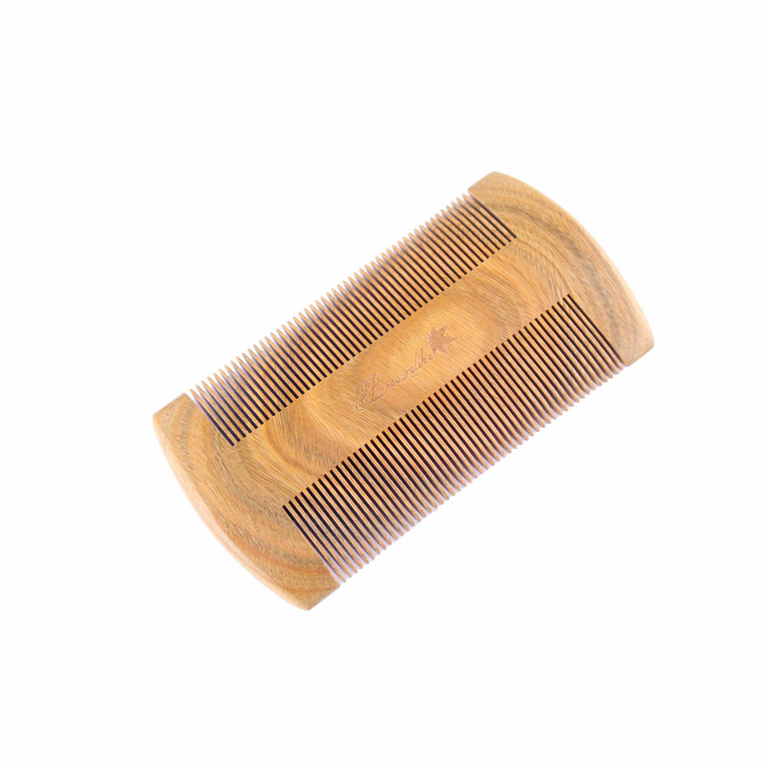Breezelike Sandalwood Hair and Beard Comb - No Static Double Side ...