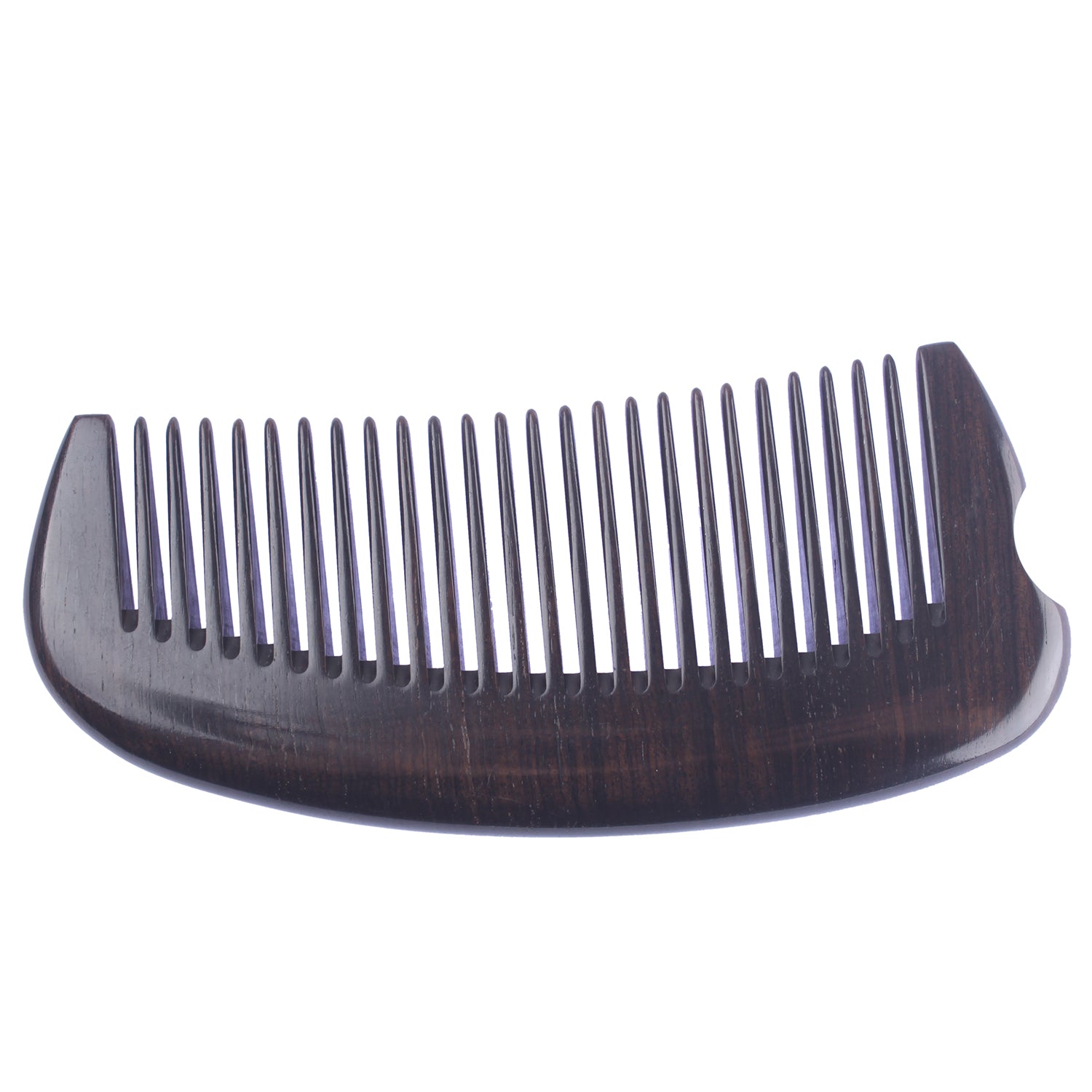 Breezelike No Static Sideling Ebony Wood (Black Sandalwood) Pocket Comb ...